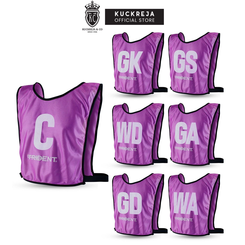 Trident Netball Bibs Set – Purple (Senior, Junior) | Shopee Malaysia