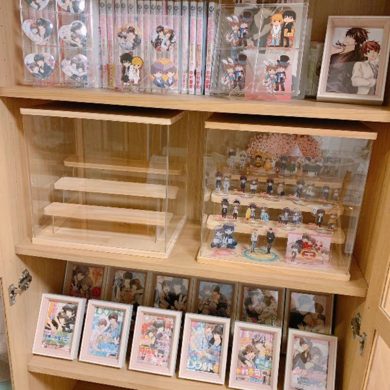 Bubble Matt Acrylic Display Box Molly Hand-Made Jasmine Doll Storage ...