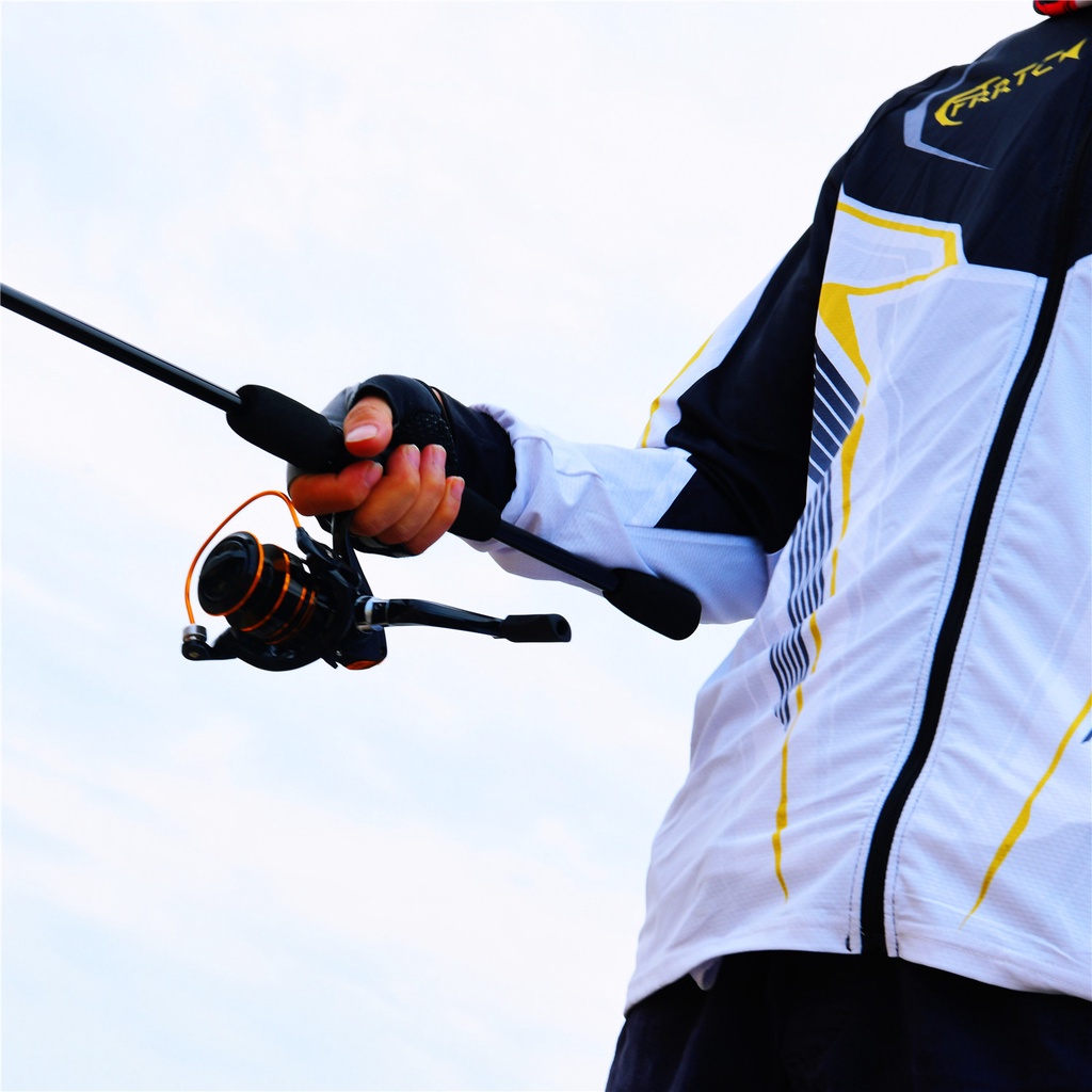 FRRTC Cheap Fishing Rod Set,2 Section Spinning Fishing Rod with Reel ...