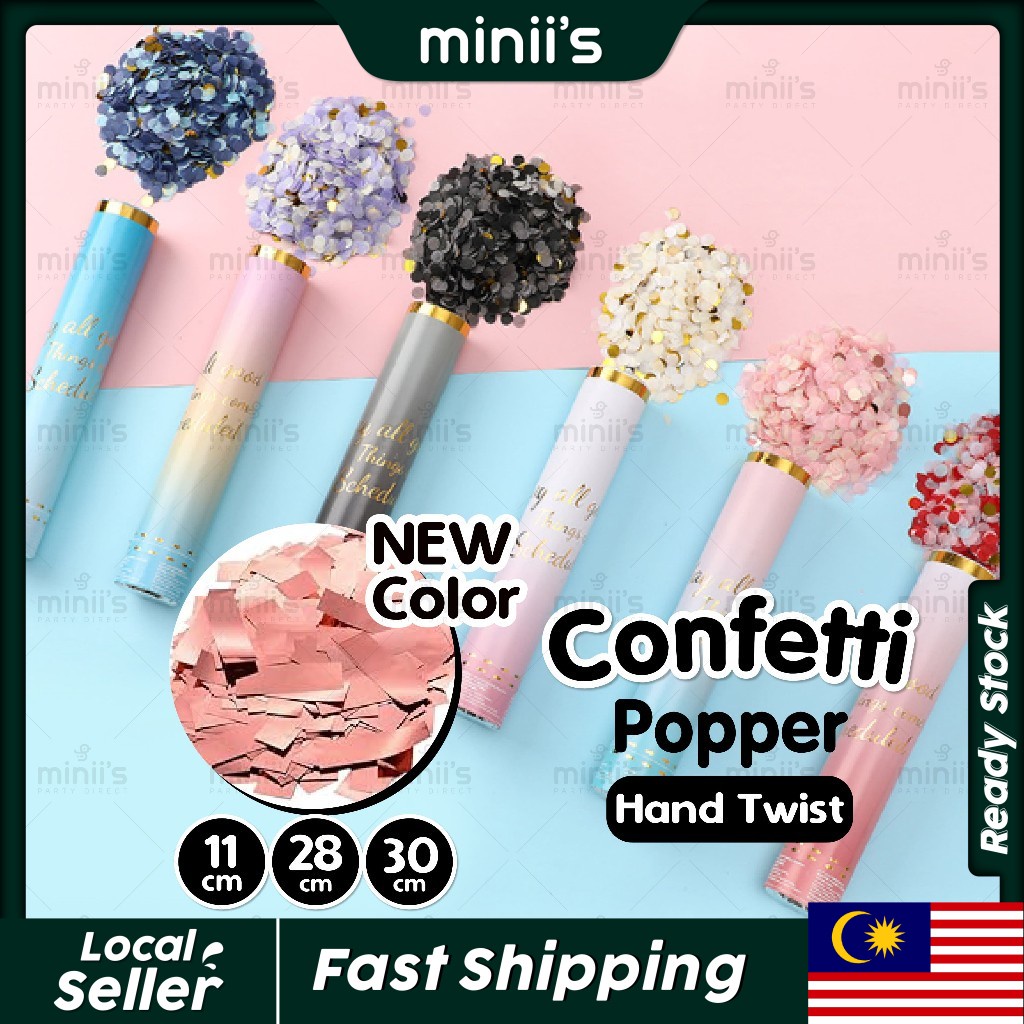 MINIIS PARTY Party Popper Confetti Popper Party Popper Confetti ...