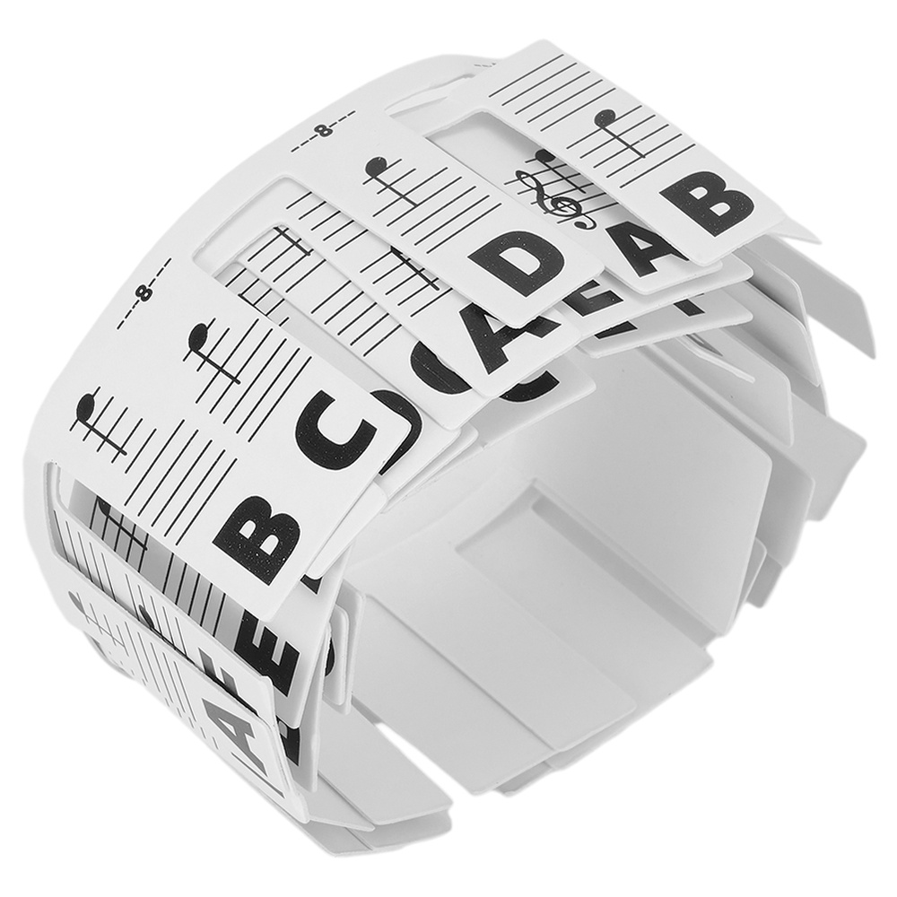 (Mulitibuy) Piano Note Labels Reusable 88 Key Decal For Beginners ...