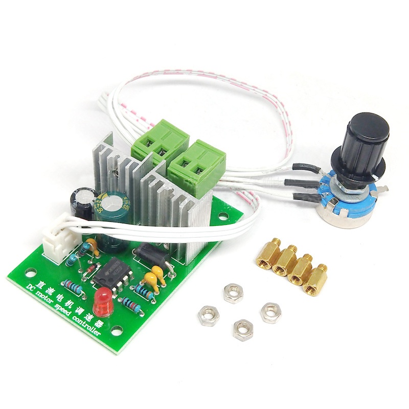 10A speed control switch 12V 24V 36V universal PWM pulse width DC motor speed controller ...