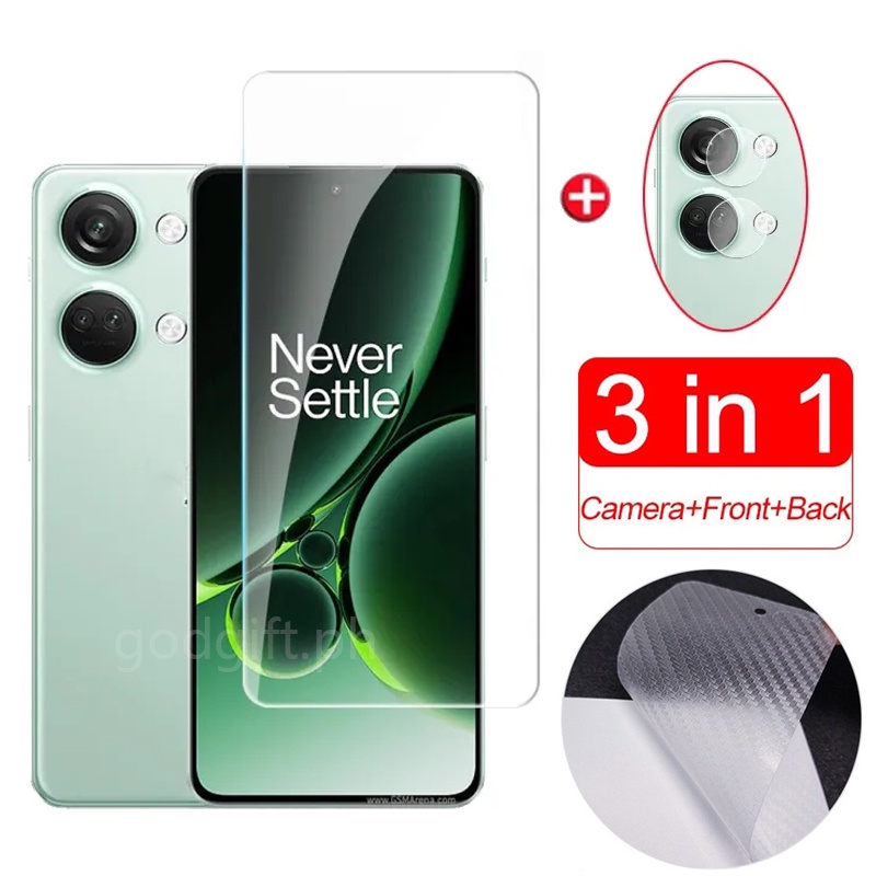For OnePlus Nord 3 5G Tempered Glass Full Cover Screen Protector for ...