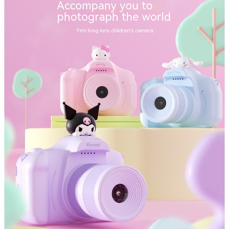 Sanrio HelloKitty Children's Digital Camera HD Cartoon Mini Small SLR ...