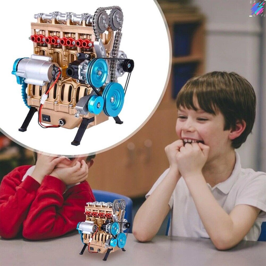 Mini Engine Model Toy Collectible Desktop Sculpture Resin Engine Model ...