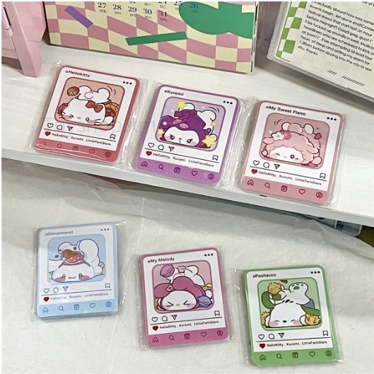 【20pcs/set】Sanrio Style Stickers Cartoon Cute Graffiti Kuromi Pacha Dog ...