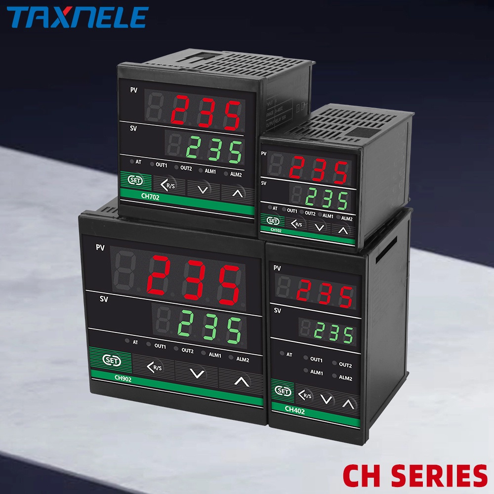 CH102 CH402 CH702 CH902 PID Thermostat Temperature Controller Regulator Dual Output Universal ...