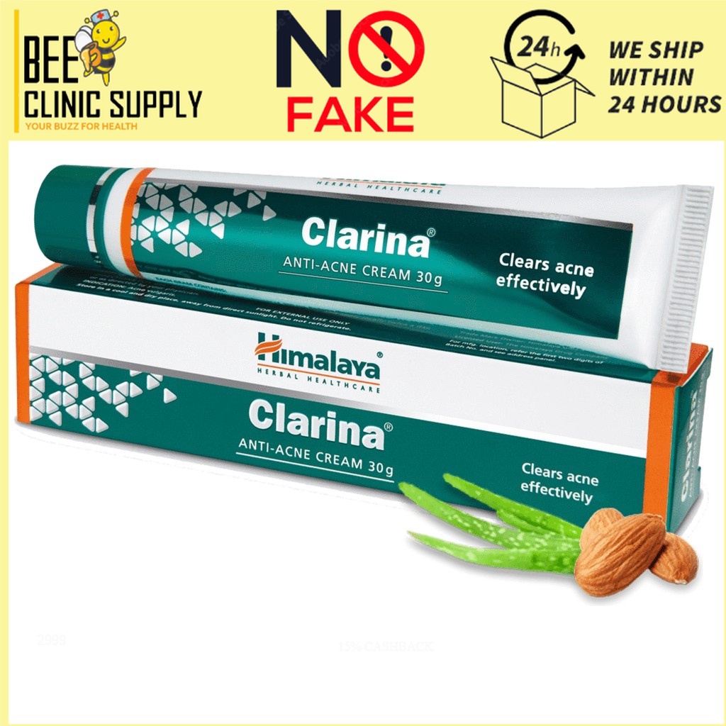 HIMALAYA Clarina Anti-Acne Cream 30g (Eczema, Acne, Skin Allergies ...