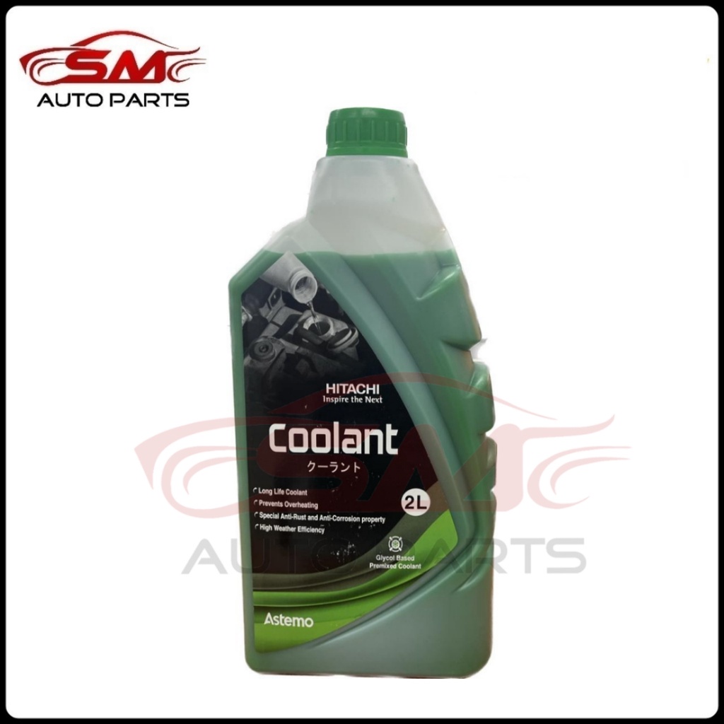 HITACHI Coolant Premium Quality 2 Liters Long Life Antifreeze Coolant ...