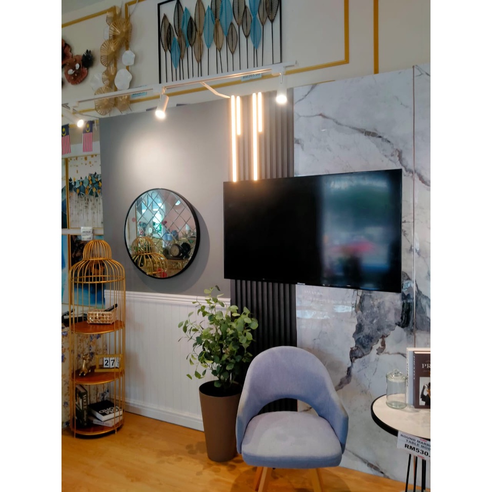 30CM/60CM/100CM Panel Lighting Strip Lamp Aluminium LED Lights Fluted ...