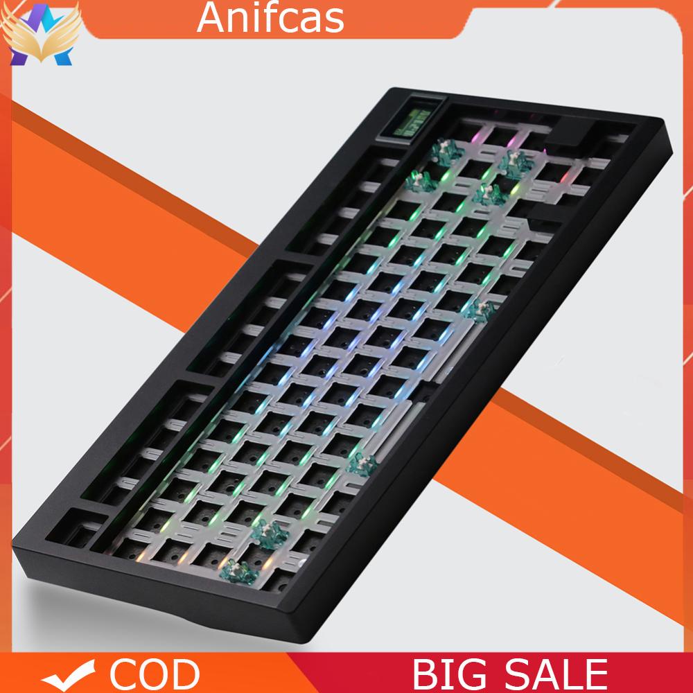 GMK81 RGB Mechanical Keyboard Kit 81 Keys Keyboard with Display Screen ...