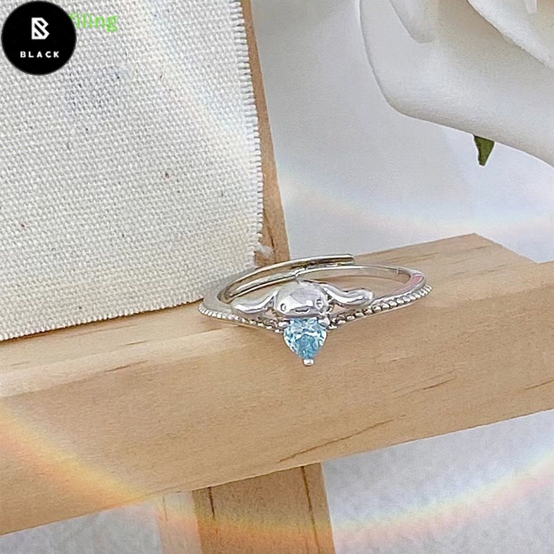 BL Kawaii Sanrio Cinnamoroll Ring Cute Cartoon Anime Open Adjustable ...