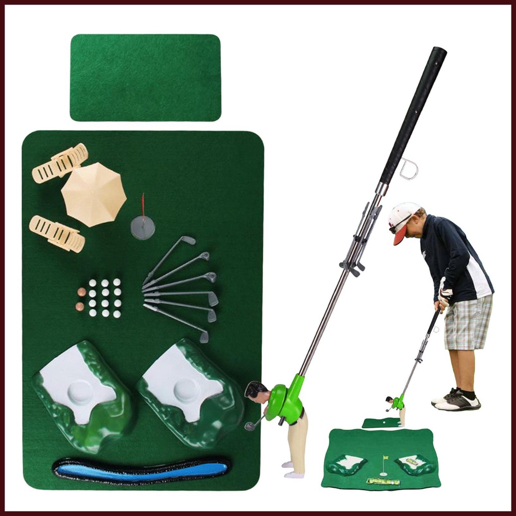 Indoor Mini Golf Funny Mini Golfer Golf Games Set Golf Toy Safe Holiday T To Improve Judgment