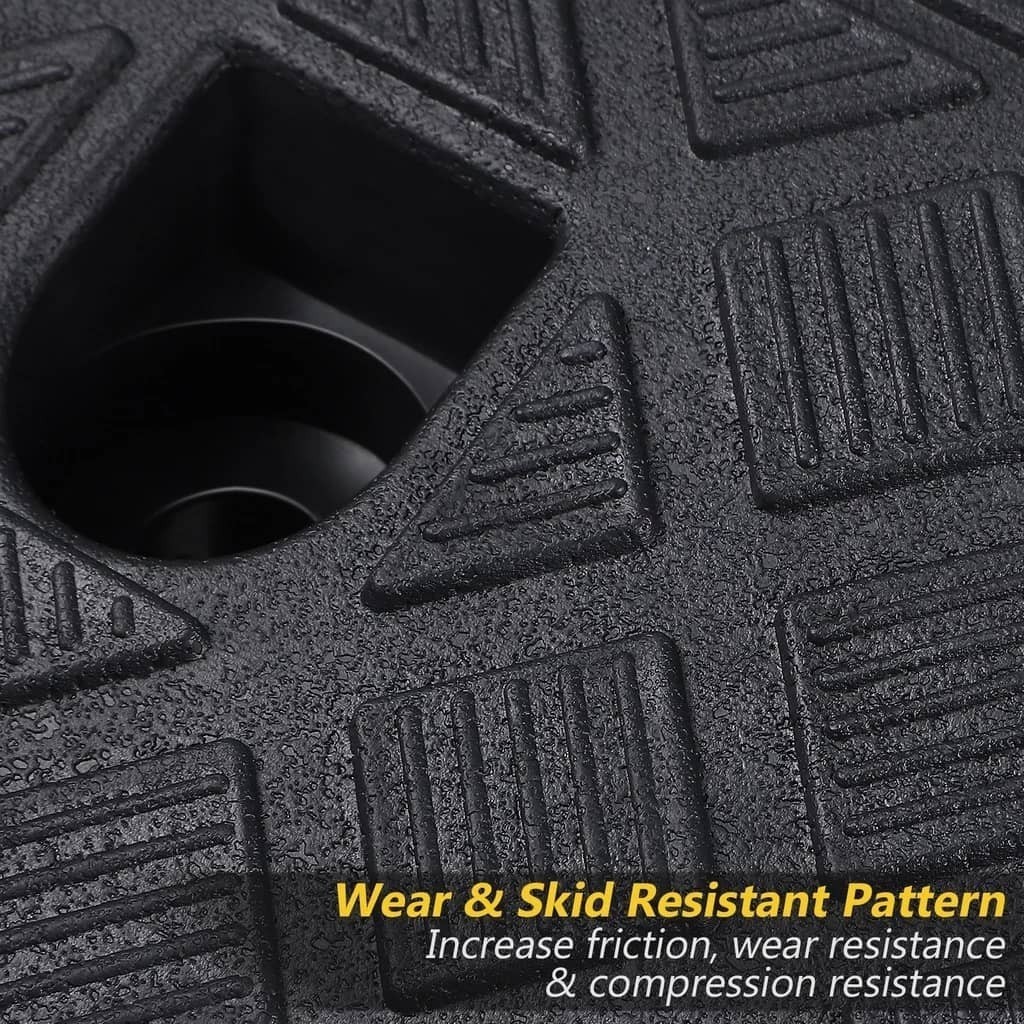 [Variable Size] Heavy Duty Rubber Road Driveway Curb Ramp Kerb ...