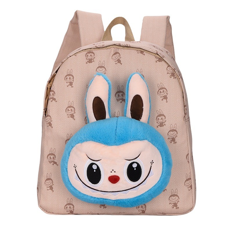 labubu Bag Backpack Plush Cartoon Cute Class Small School Bag Travel ...