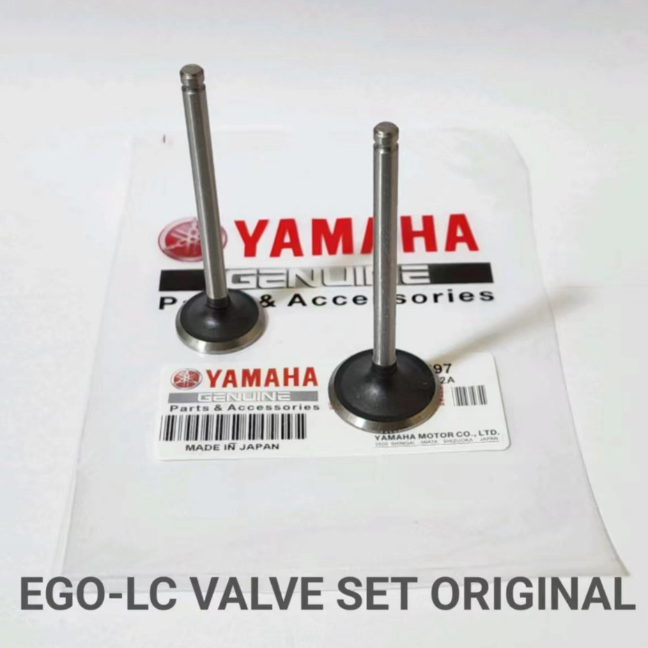 YAMAHA EGO-LC / NOUVO-LC VALVE SET 0 INTAKE INLET EXHAUST EX EKZOS ...