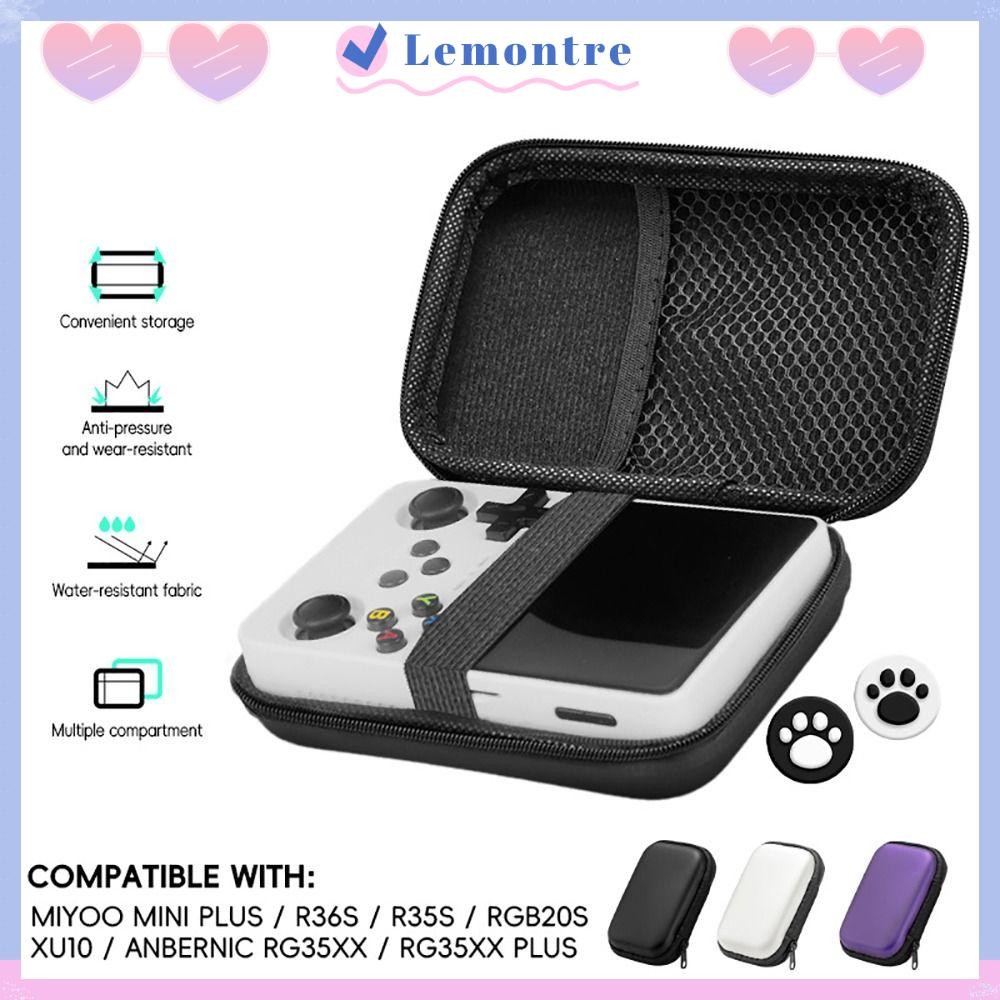 LEMONTRE Game Console Bag, Waterproof Hard Shell Game Carrying ...