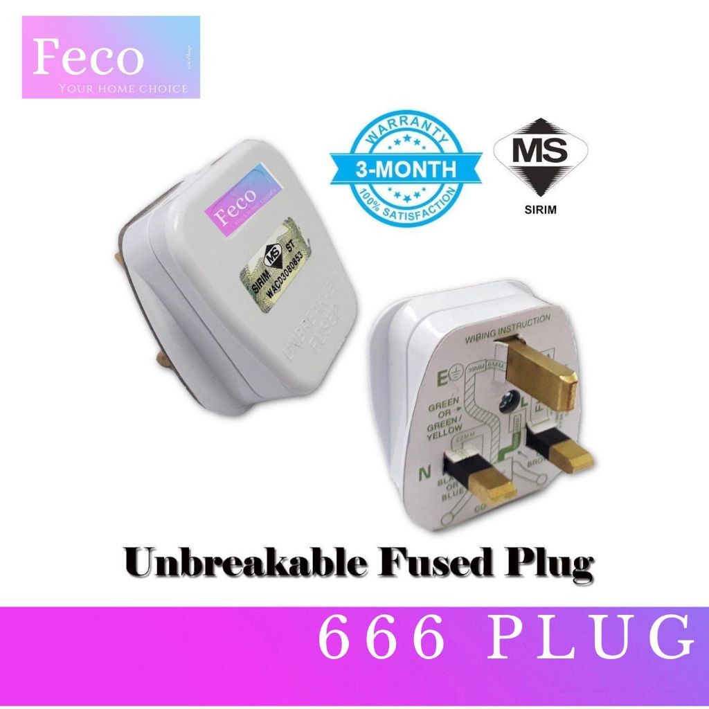[SIRIM] 13A 3 Pin Plug Top Socket Plugtop Suis Electric Induction ...