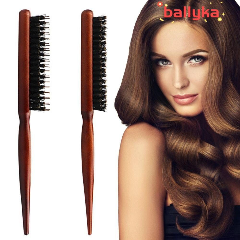BALLYKA Fluffy Hair Beating Comb, 3 Rows Sideburns Durable Pointed Tail ...