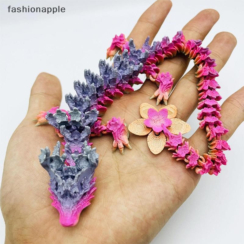 FAMY 3D Printed Lotus Dragon Articulated Movable Figure Toy 12 Inch ...