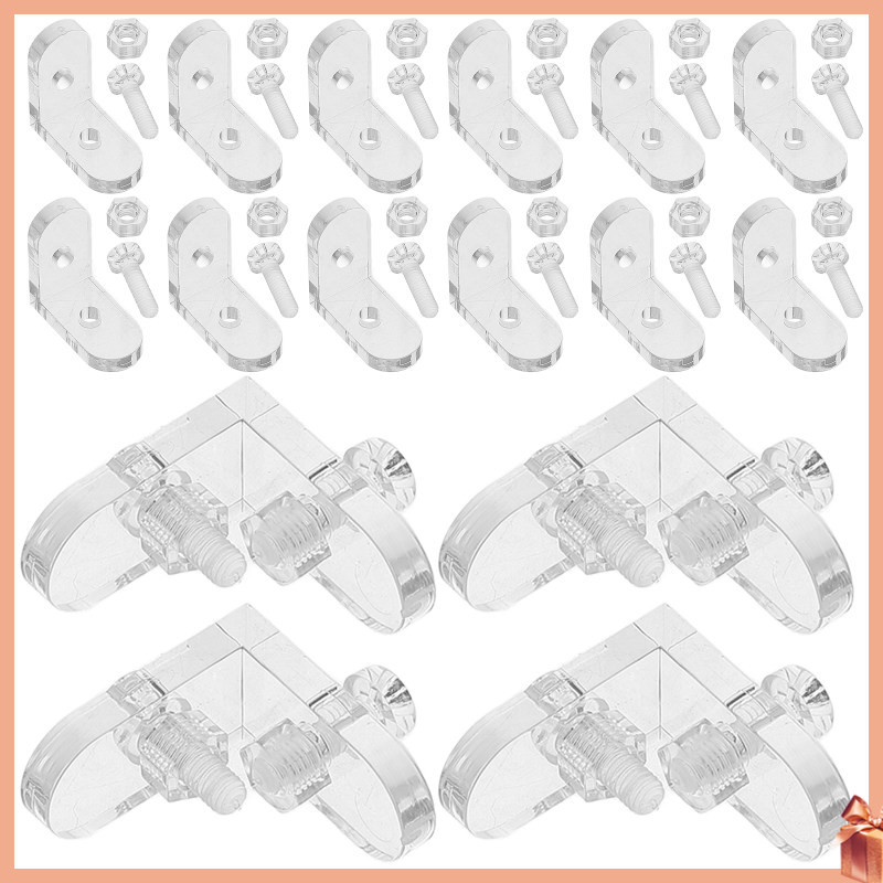 20pcs Jewelry Box Corner Braces Acrylic Corner Protector Transparent ...