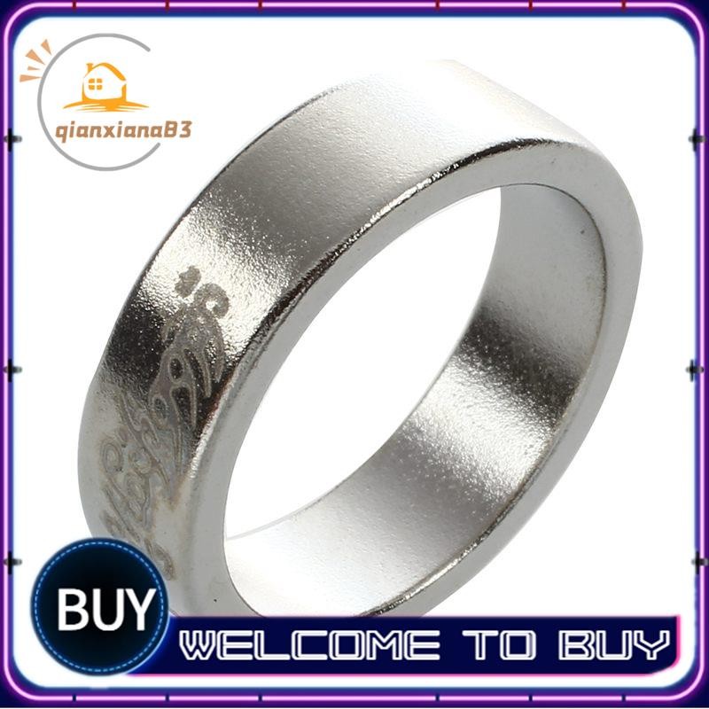Pro Magic Strong Magnetic Ring Magnet Coin Finger Magician Trick Props ...