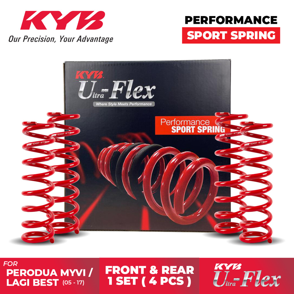 Kayaba Ultra Flex Performance Sport Spring - Perodua Myvi, Myvi Lagi ...