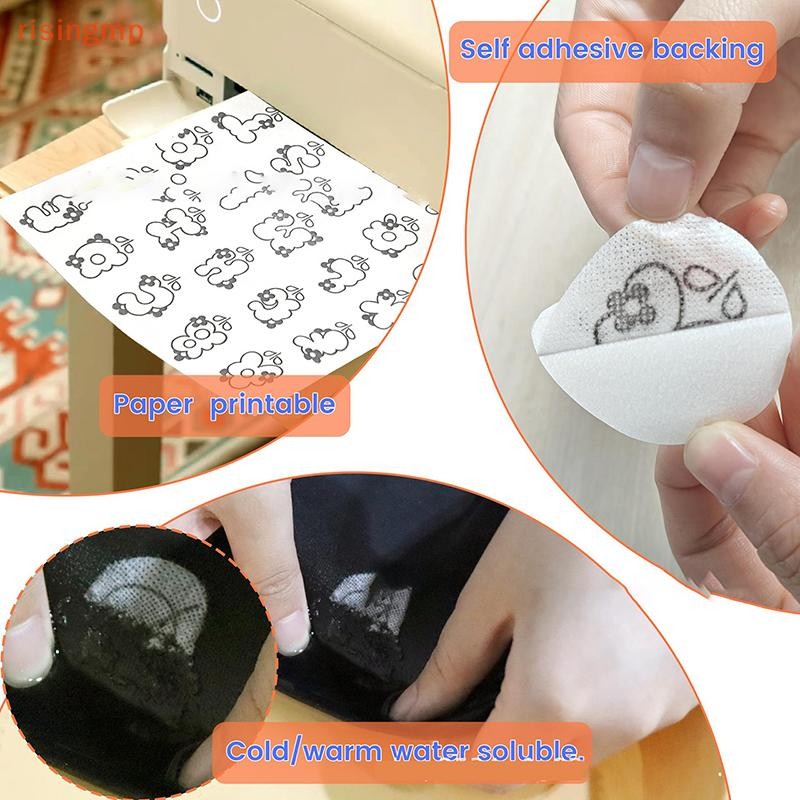 [risingmp] Water Soluble Embroidery Stabilizers, A4 Water Soluble ...