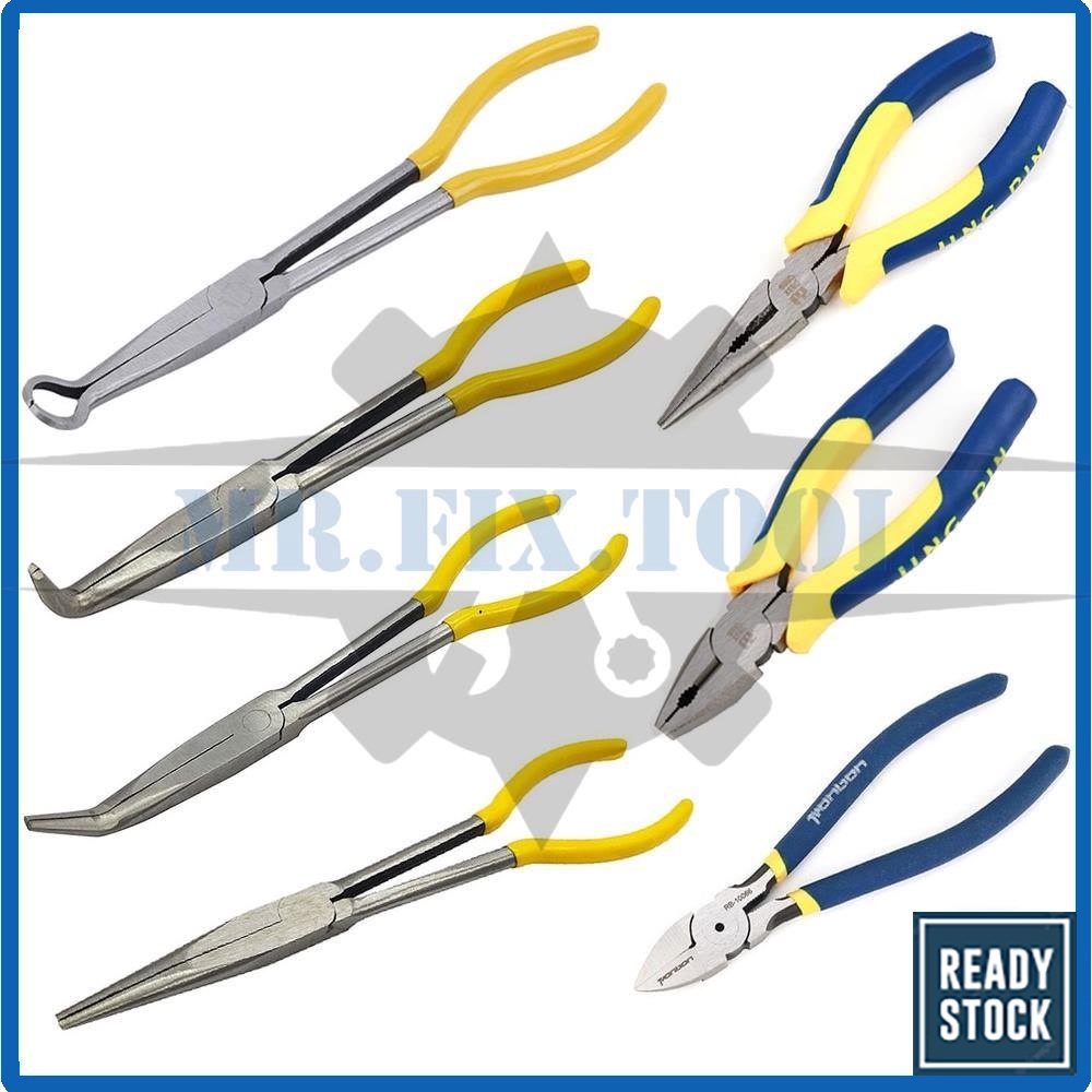 11”/6'' Long Nose Plier (45 / 90 / Straight ) Cutter Plier 6 ...