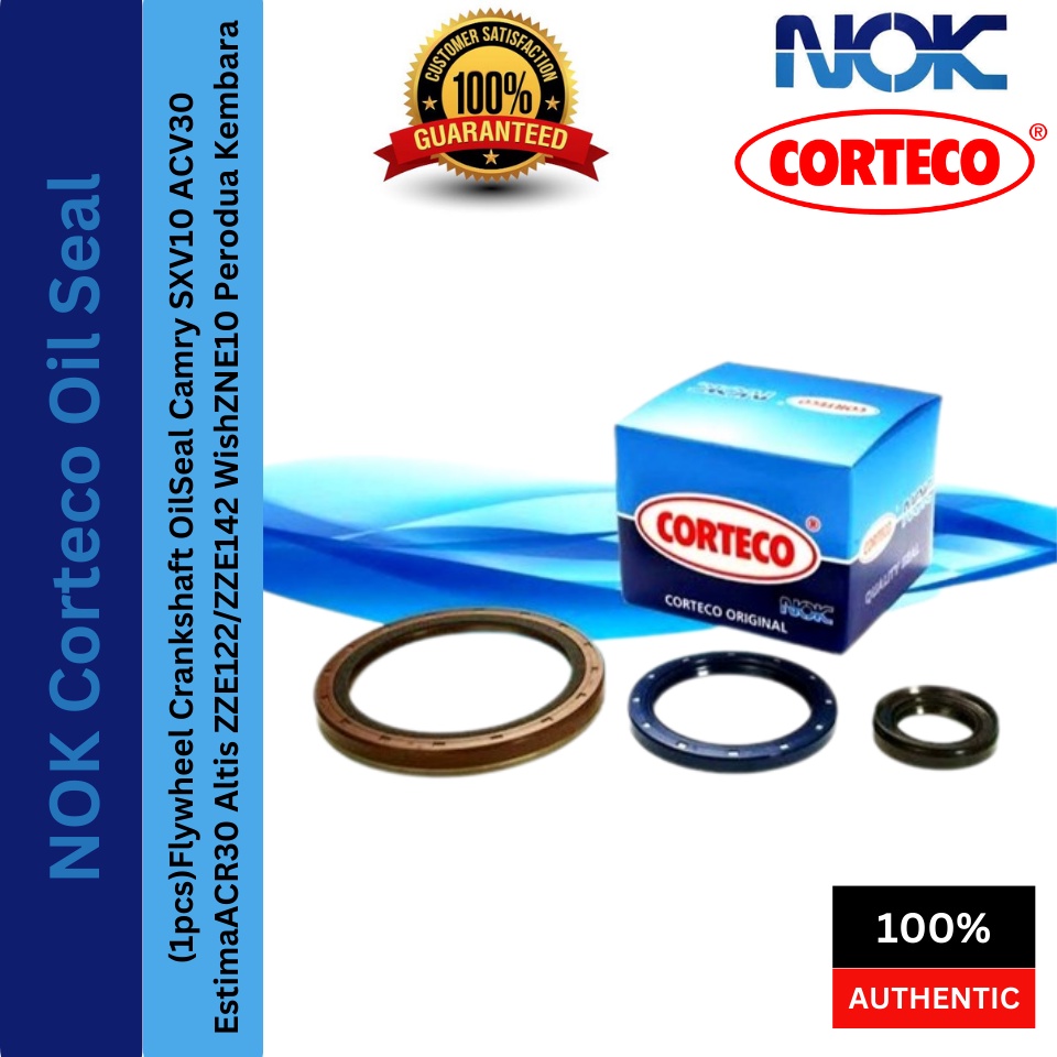 (1pc)NOK Corteco Flywheel Crankshaft OilSeal Camry SXV10 ACV30 ...