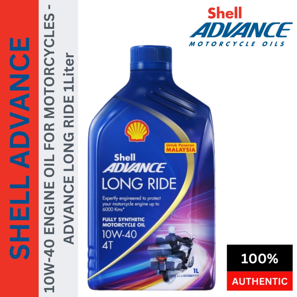 Original 550055817 Shell Advance 10W-40 ENGINE OIL FOR MOTORCYCLES ...
