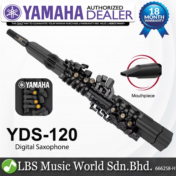 Yamaha YDS-120 Digital Saxophone with 73 Voices (YDS120) | Shopee Malaysia