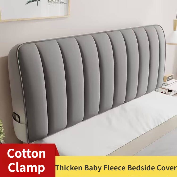 New Bed Frames Cover Bedside Covering Simple Soft Thicken Headboards ...