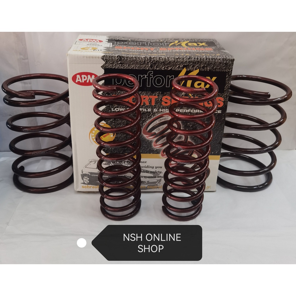 APM PERFORMAX Sport Coil Spring for Proton Wira Satria 1.6 Waja Gen-2 ...