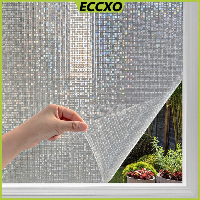 3D Window Film Static Window Sticker Clings Vinyl Window Decals Rainbow ...