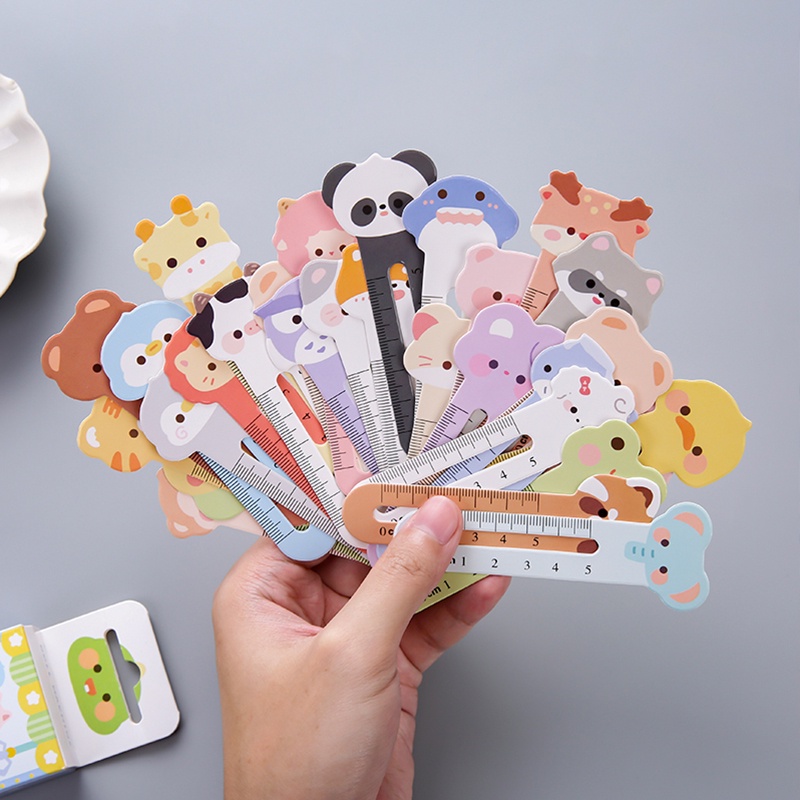 30 Pcs Boxed Cute Cartoon Animal Series Bookmarks Student Multifunction ...