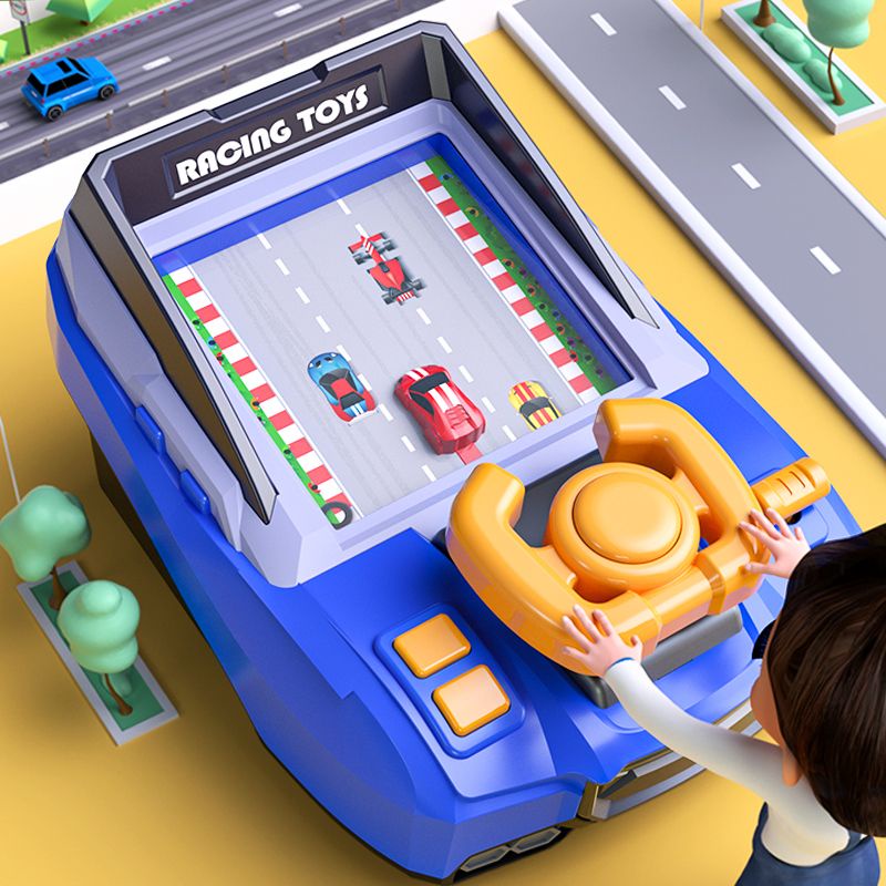 Children's Racing Car Adventure Game Console Electric Sound Effects ...