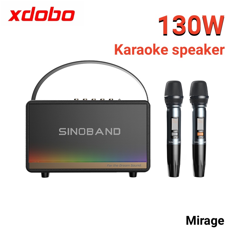 XDOBO Mirage Latest DJ Speaker 130W High-power Bluetooth Speakers LED ...
