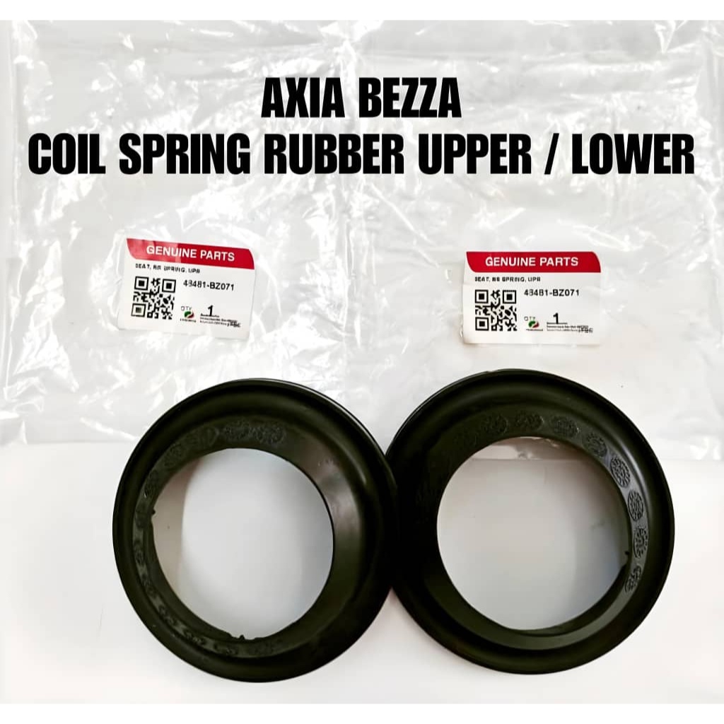 EL COIL SPRING RUBBER ORIGINAL PERODUA AXIA BEZZA ( REAR )( UPPER ...