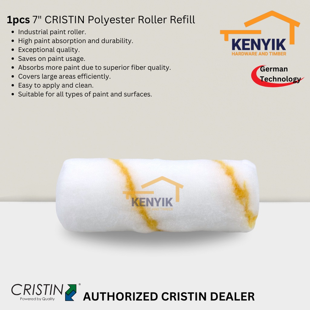 7" Paint Roller (Refill / Handle / Set) | Shopee Malaysia