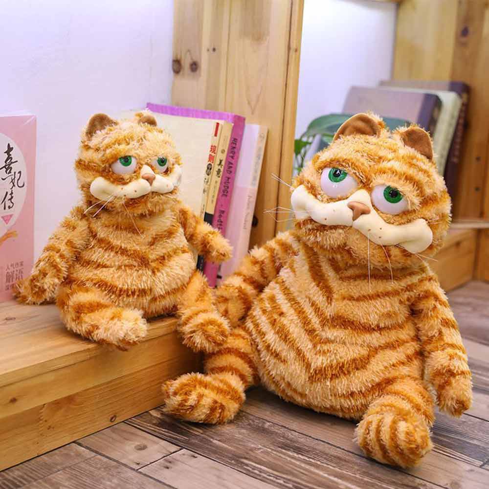 Cartoon Garfield Plush Toy Fat Cat Soft Stuffed Animal Teddy Pillow ...