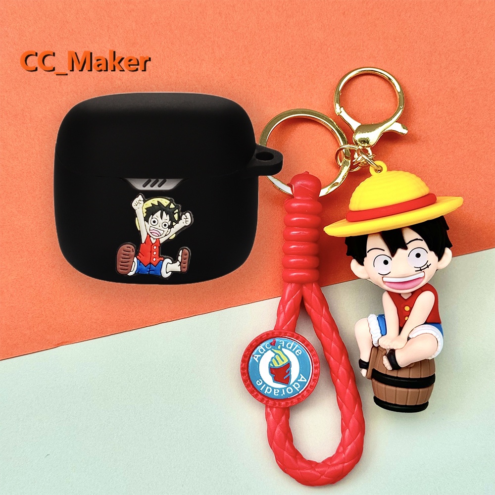 For JBL TUNE FLEX Case Anime One Piece Luffy Keychain Pendant JBL TUNE ...