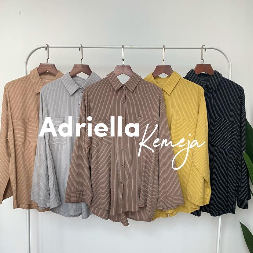 ADRIELLA KEMEJA (READY STOCK) Blouses Shirts Tops Baju | Shopee Malaysia