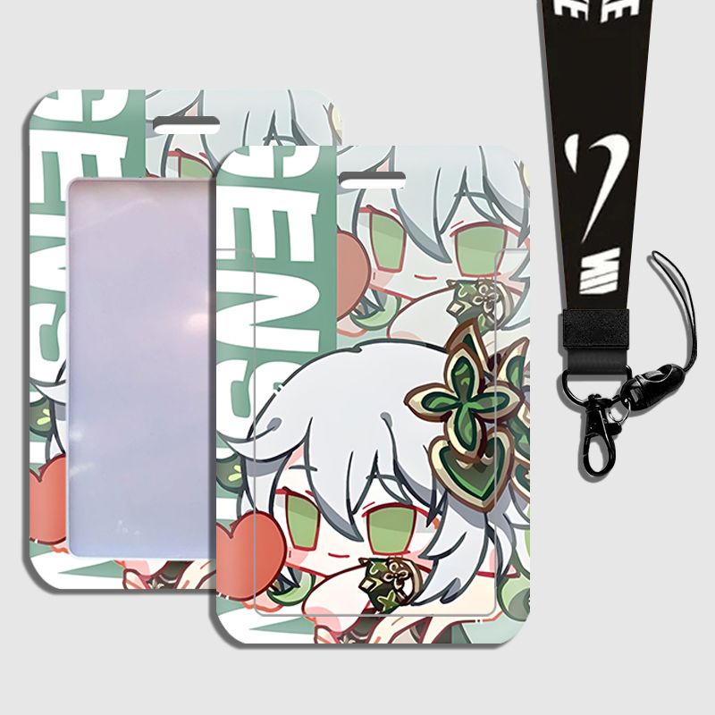 Q Version Genshin Impact Hutao Neuvillette Furina DIY Student ID Card ...