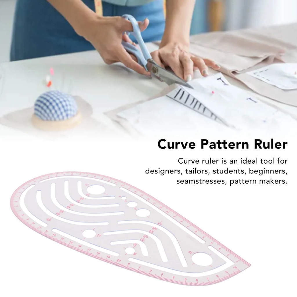 6401 Multifunctional Sleeve Cage Ruler Curve Ruler Clothing Plate ...