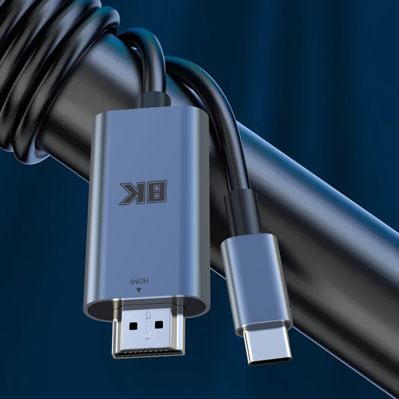 USB C To HDMI Cable 8K 60Hz 4K 120Hz Type C HDMI 2.1 Cables HDMI ...