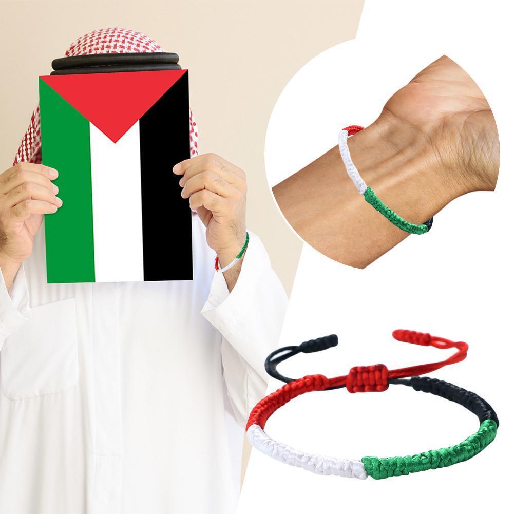 1pcs Palestine Palestinian Diplomat Bracelet Palestin Flag Bracelet ...
