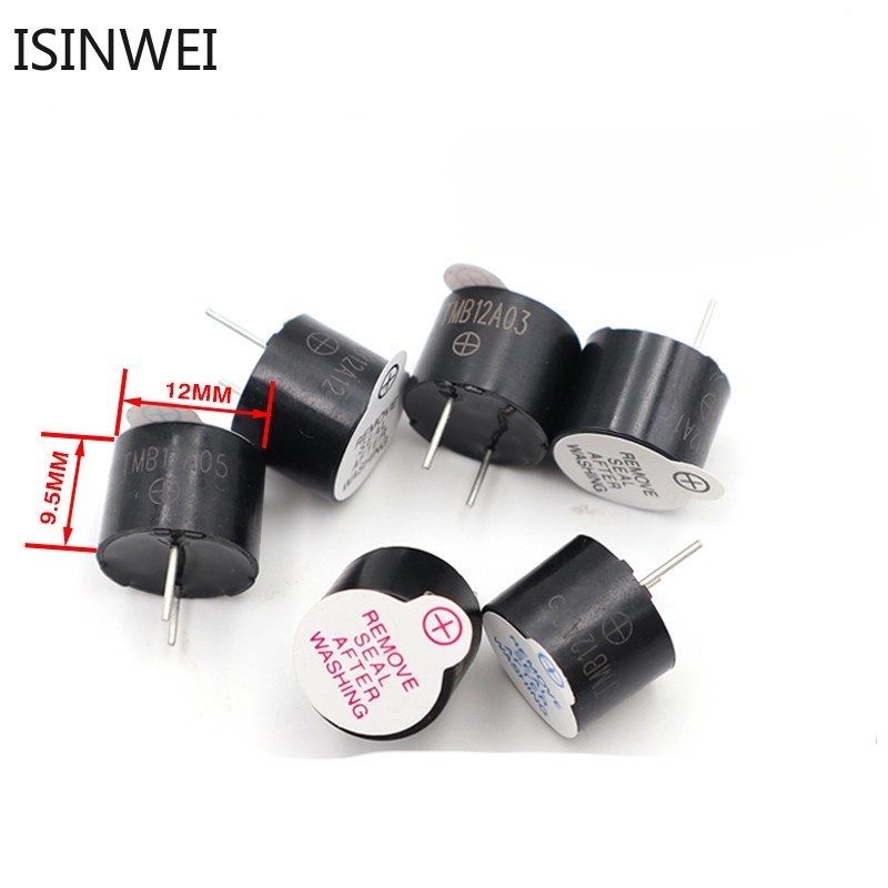 10PCS Active Buzzer 3V/5V/12V TMB12A03 TMB12A05 TMB12A12 Magnetic Long ...