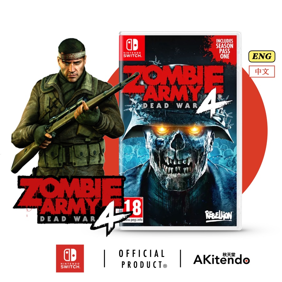 Nintendo Switch Zombie Army 4: Dead War (中/Eng) | Shopee Malaysia