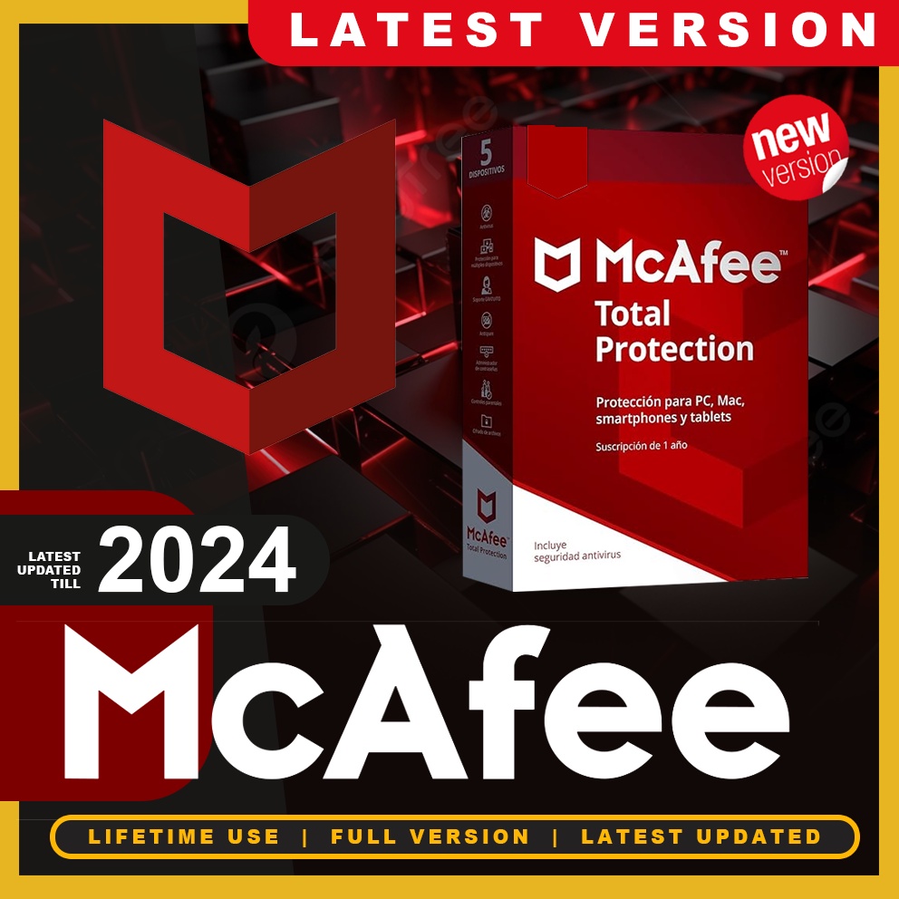 MCAFEE TOTAL PROTECTION 2024 ORIGINAL ANTIVIRUS 🔥Original License🔥 ...